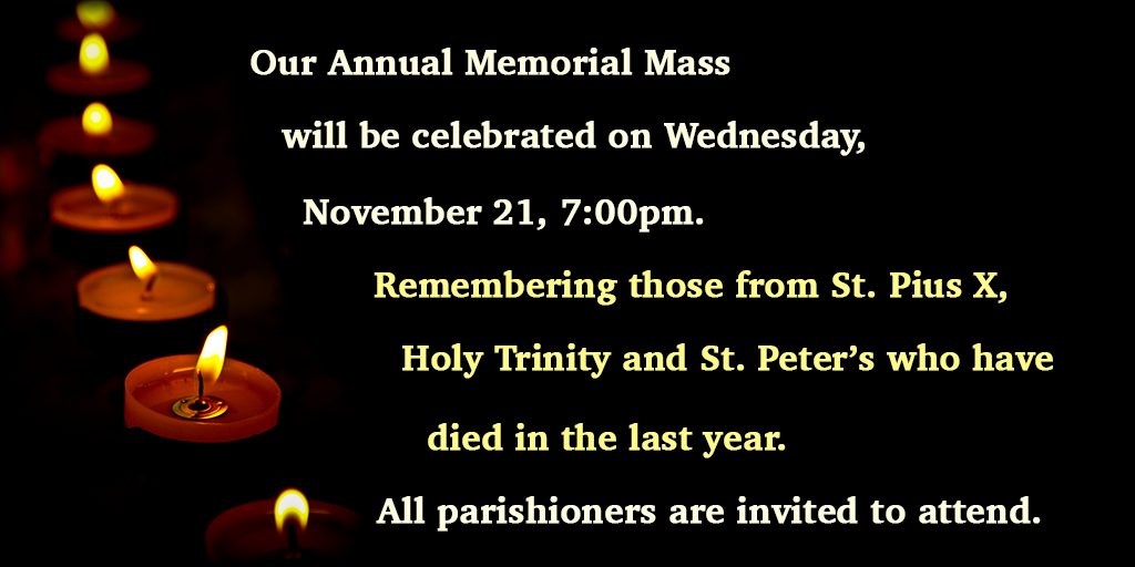 Memorial Mass - Holy Redeemer