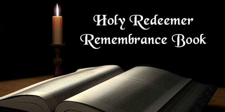 Remembrance Book - Holy Redeemer